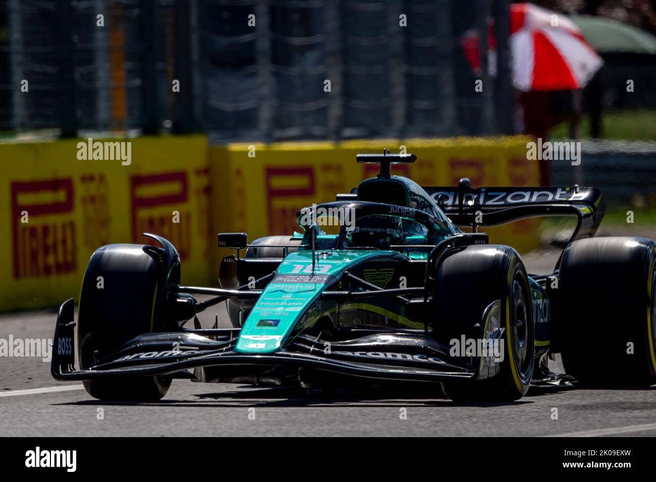 Monza, Italy, 10th Sep 2022, Lance Stroll, from Canada competes for ...