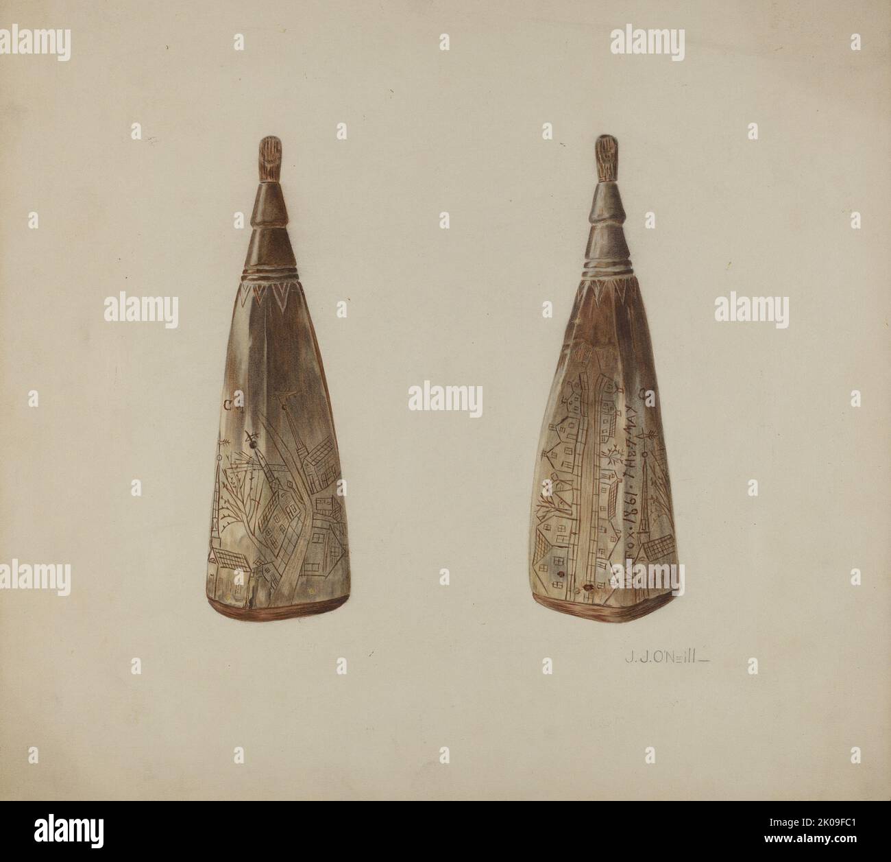 Powder Horn, 1938 Stock Photo - Alamy