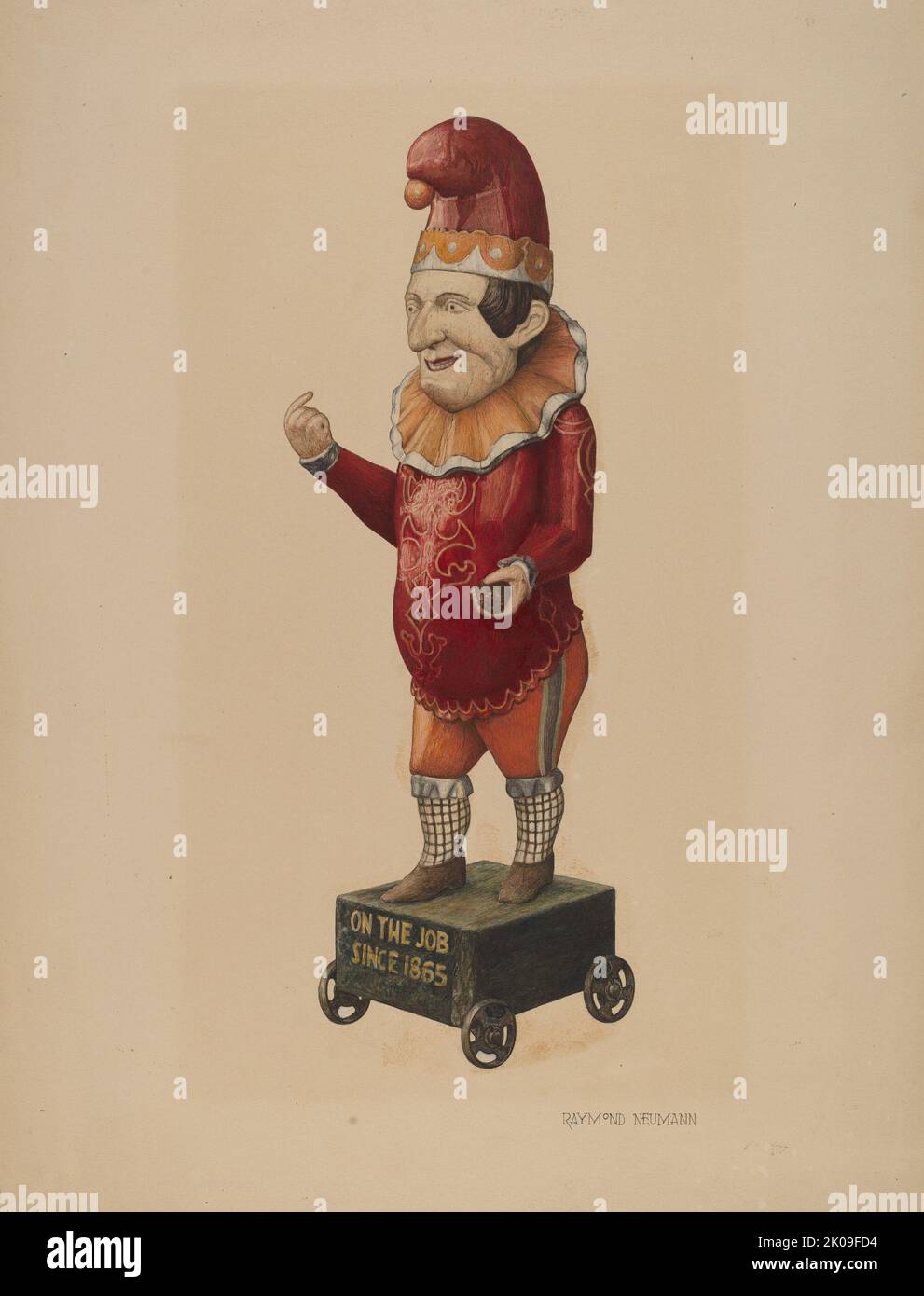 Cigar Store Figure: "Punch", 1935/1942 Stock Photo - Alamy