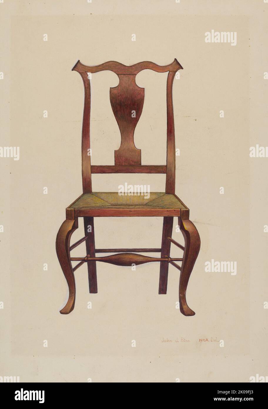 Sheraton Chair, c. 1939 Stock Photo - Alamy