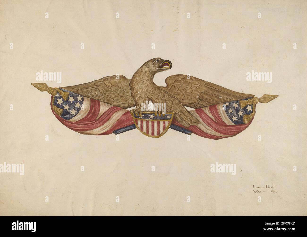 Us eagle standard hi-res stock photography and images - Alamy