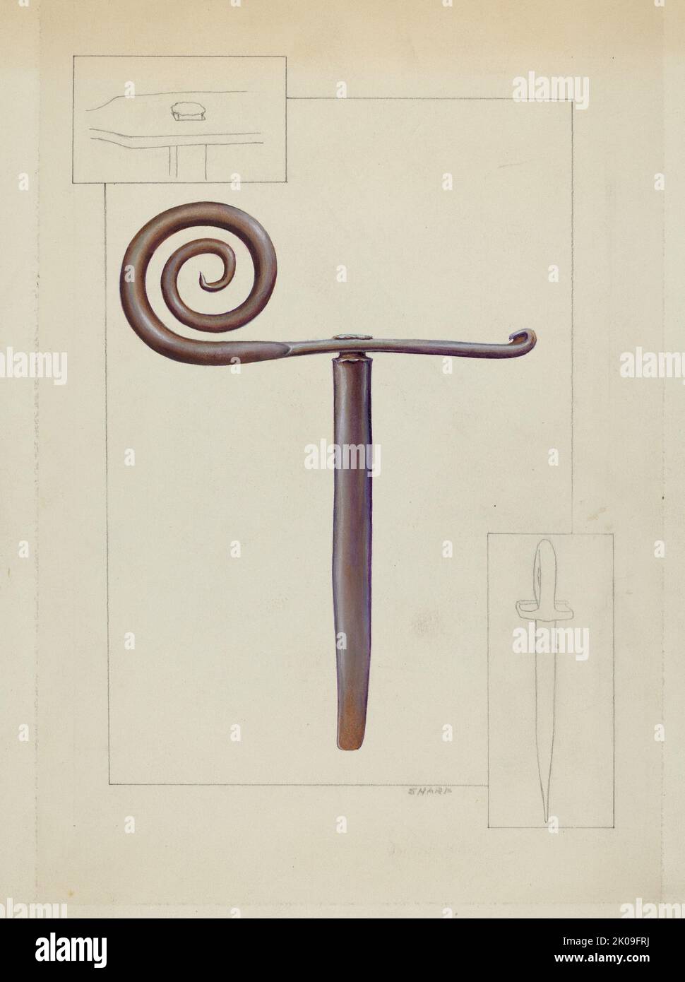 Shutter Stay, 1935/1942 Stock Photo - Alamy