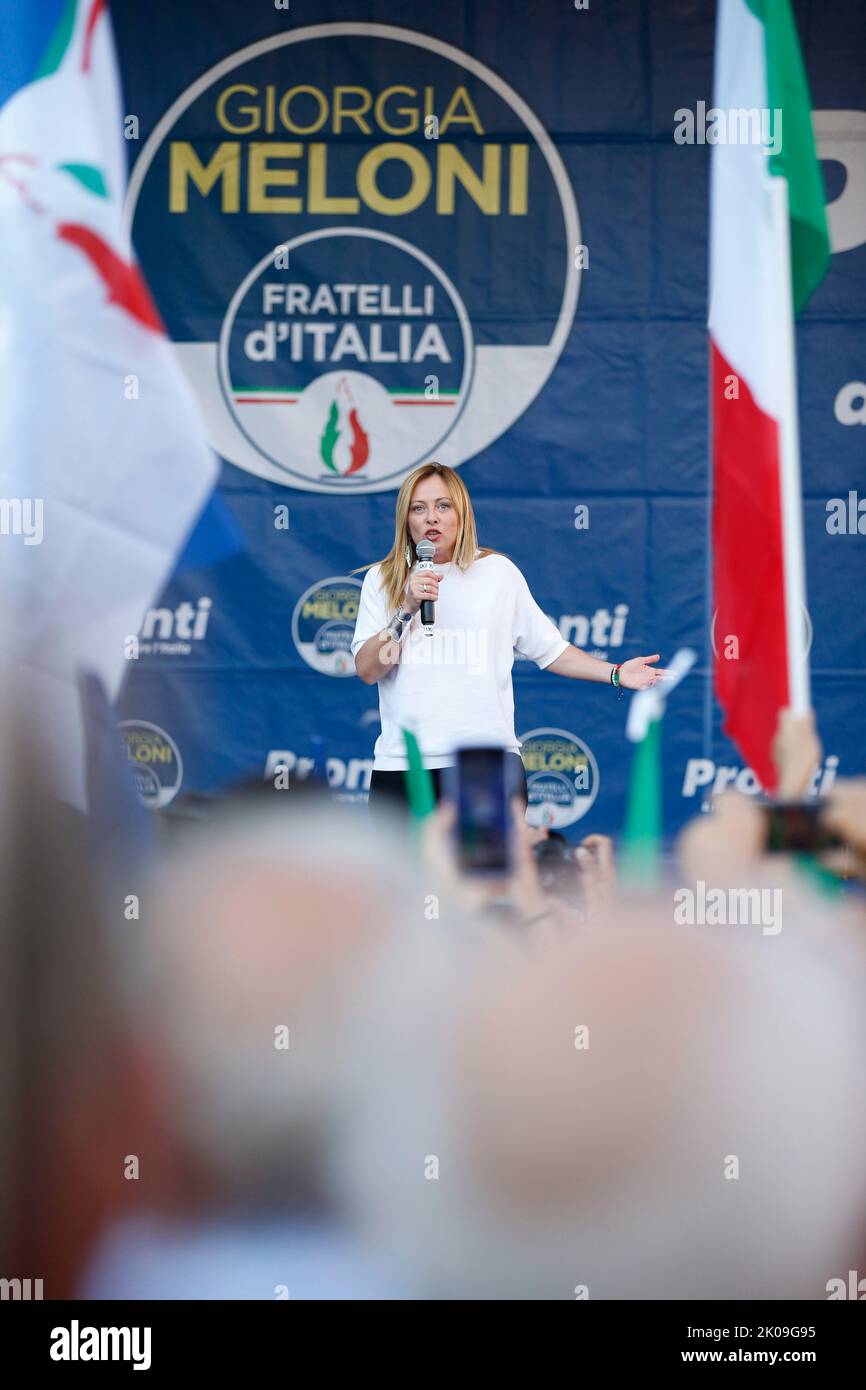 Giorgia meloni mestre hi-res stock photography and images - Alamy