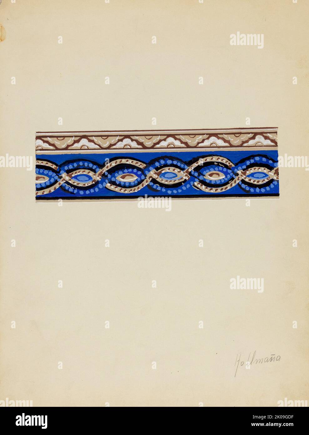 Wall Paper Border, c. 1936 Stock Photo - Alamy