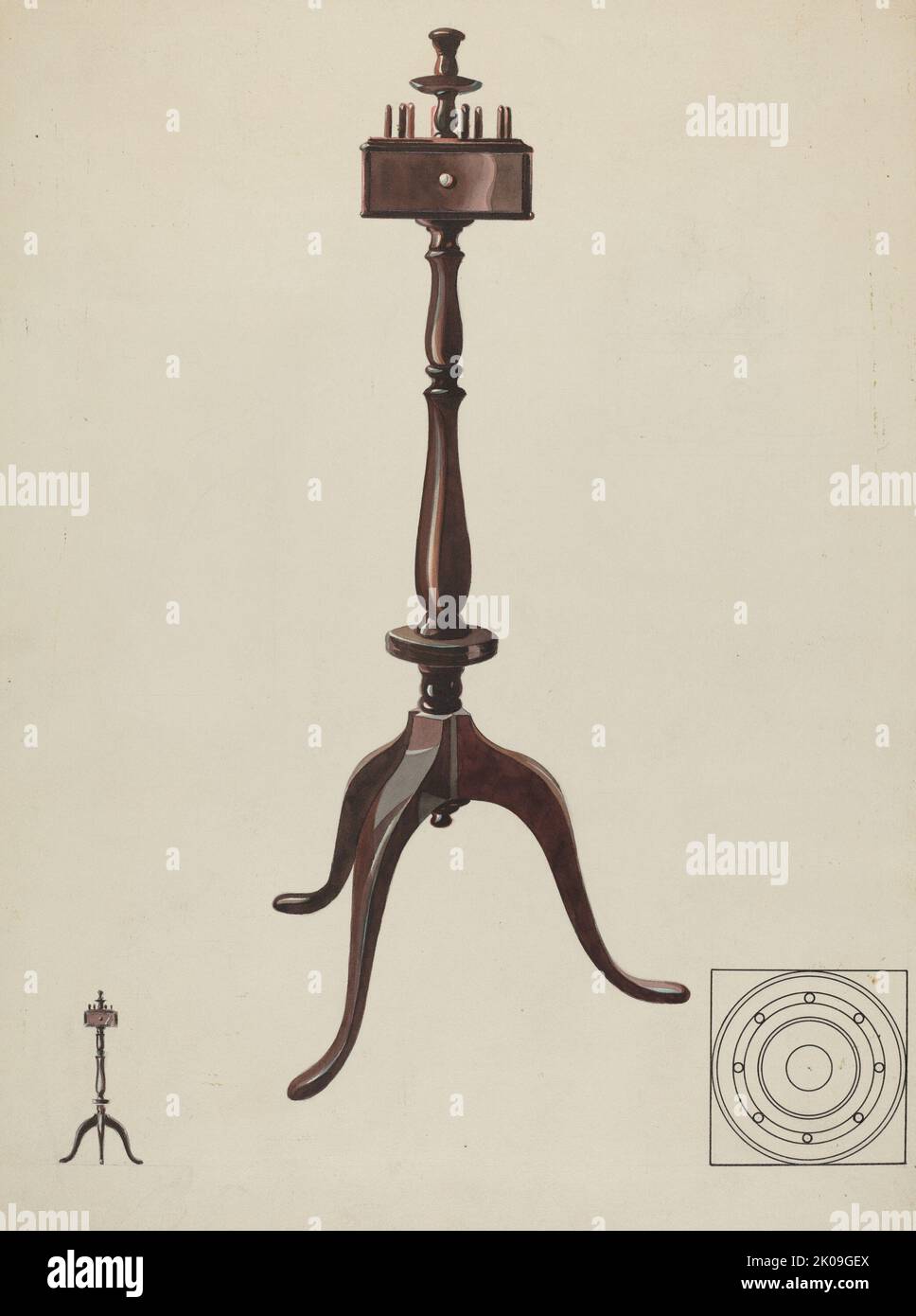 Sewing Stand, c. 1936 Stock Photo - Alamy