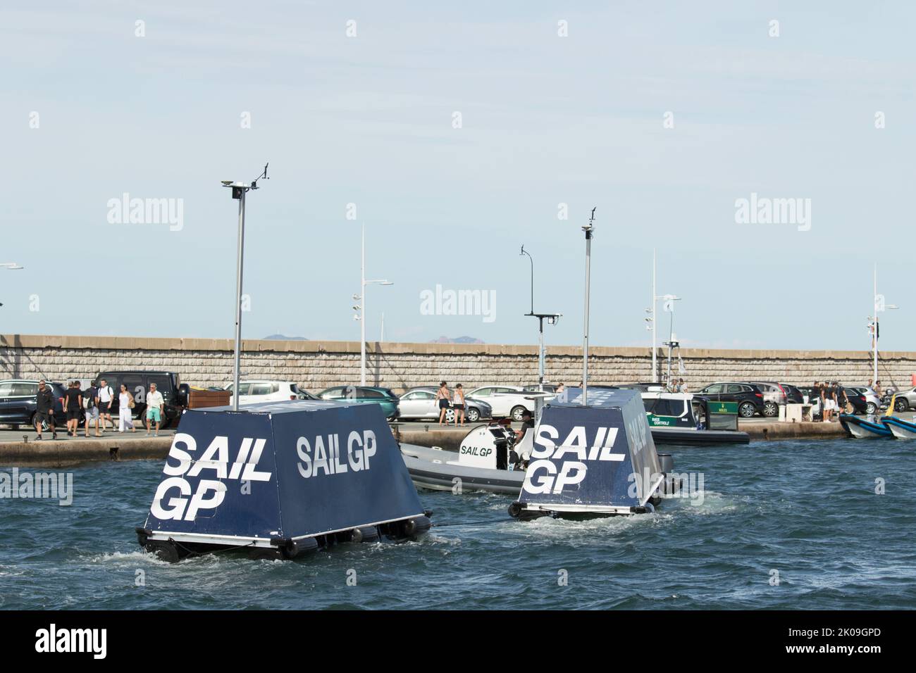 September 10th 2022 Saint-Tropez, France / Port de Saint-Tropez SAIL GP ...