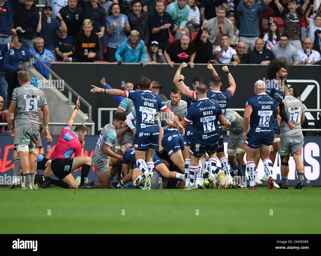 10th September 2022; Ashton Gate Stadium, Bristol, South ...