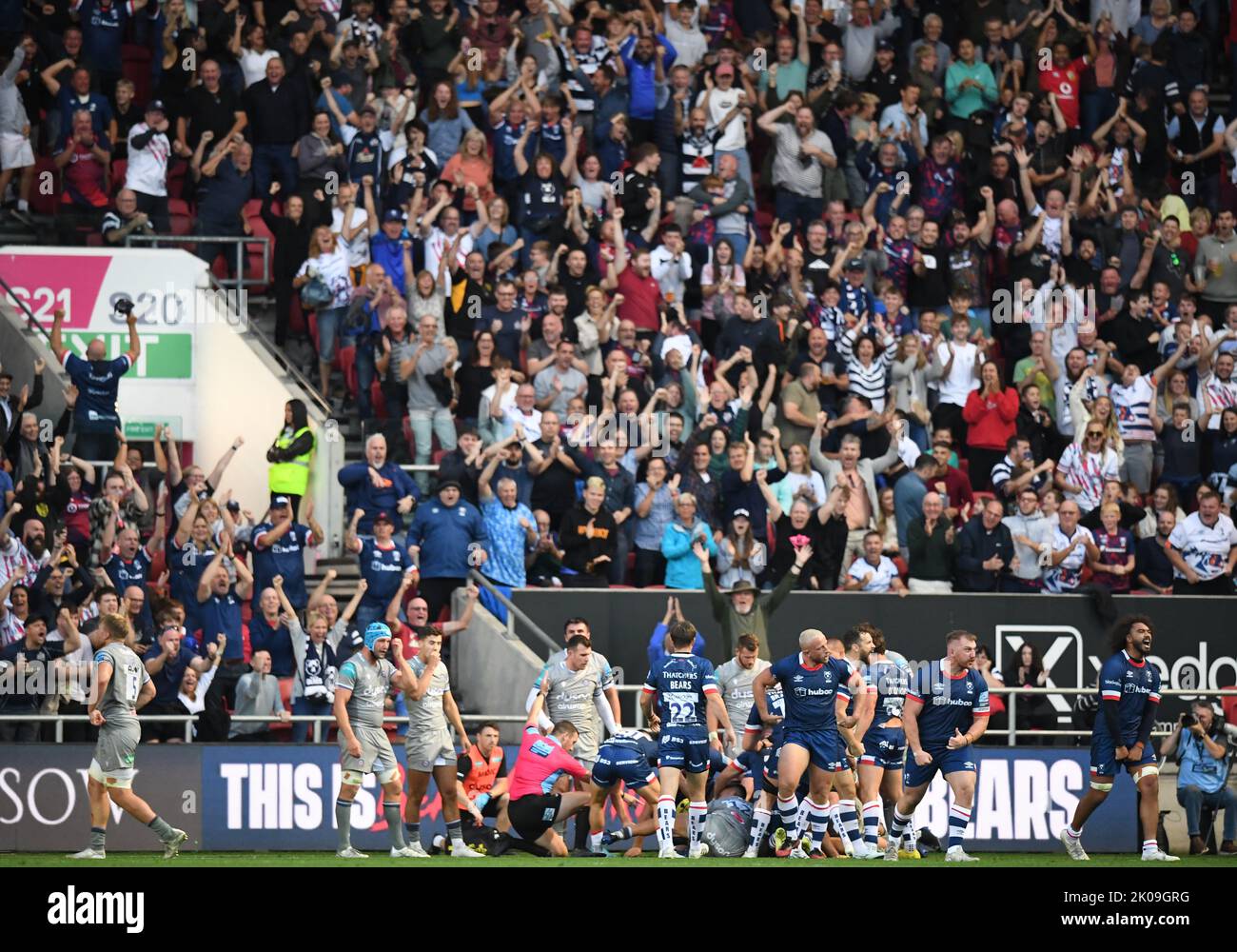 10th September 2022; Ashton Gate Stadium, Bristol, South ...