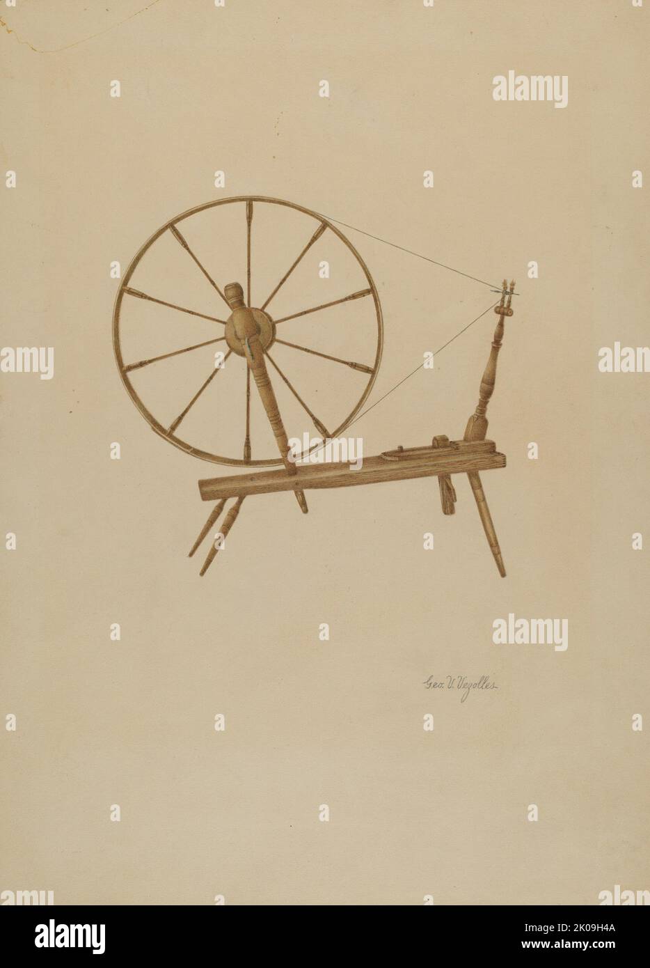 Spinning Wheel, c. 1941 Stock Photo - Alamy