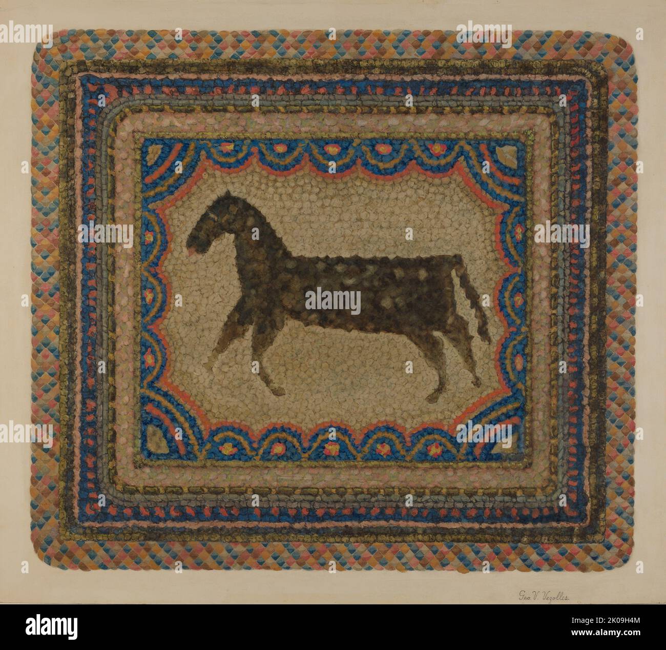 Shaker Rug, 1935/1942 Stock Photo - Alamy