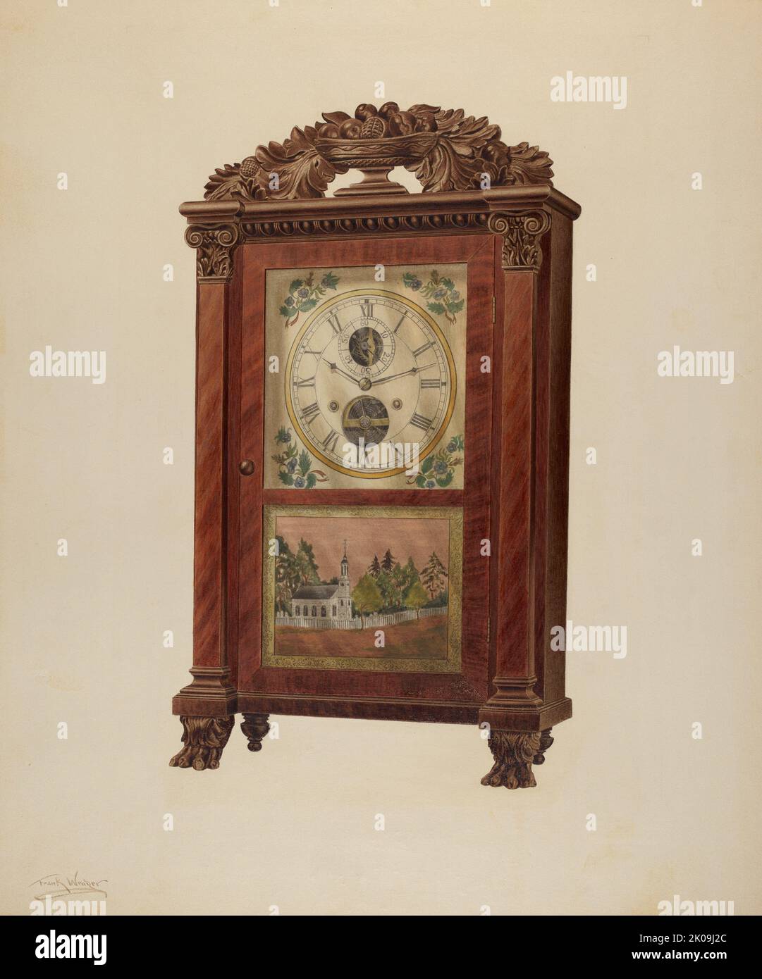 Shelf Clock, c. 1938 Stock Photo - Alamy