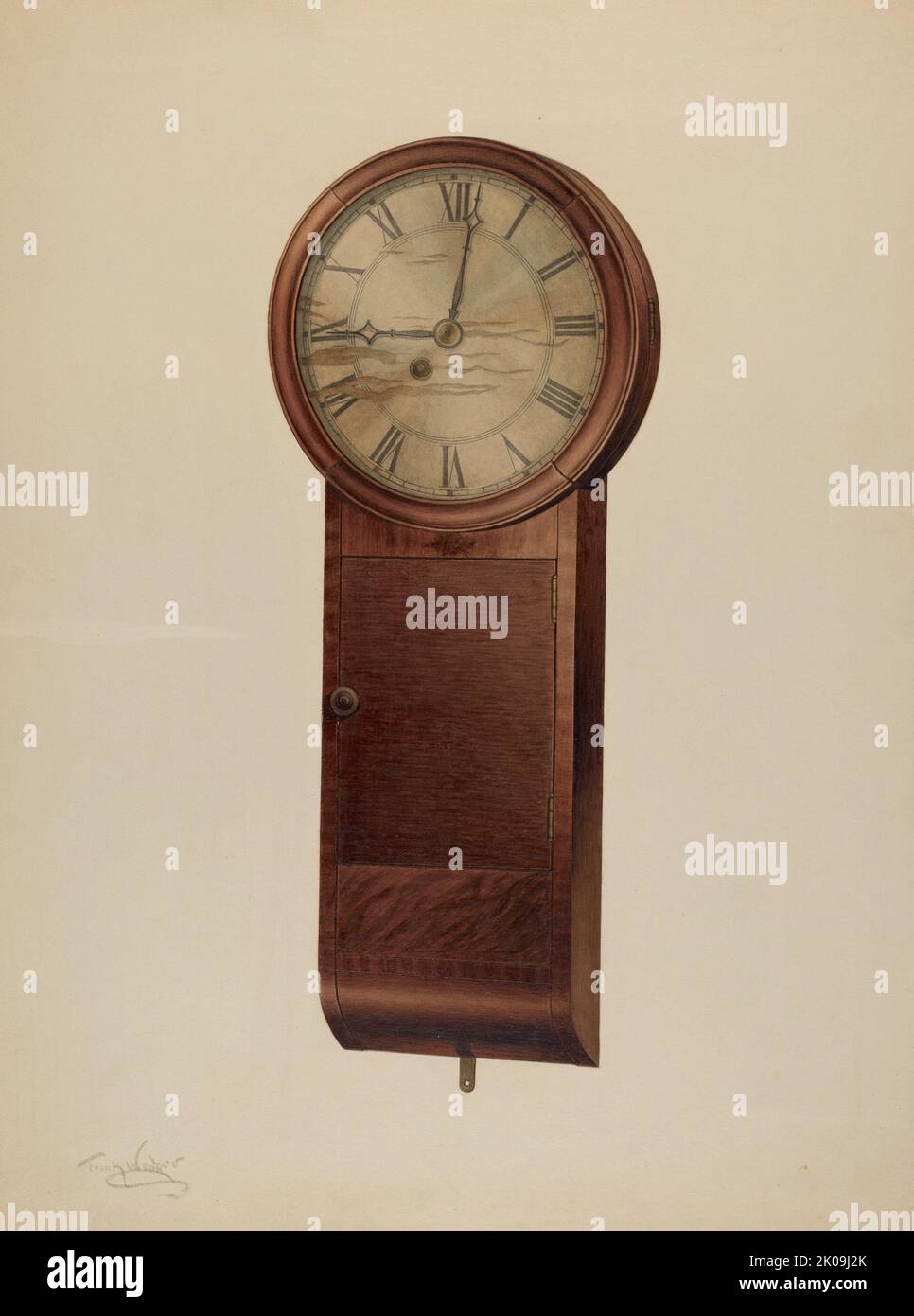 Wall Clock, c. 1938 Stock Photo - Alamy