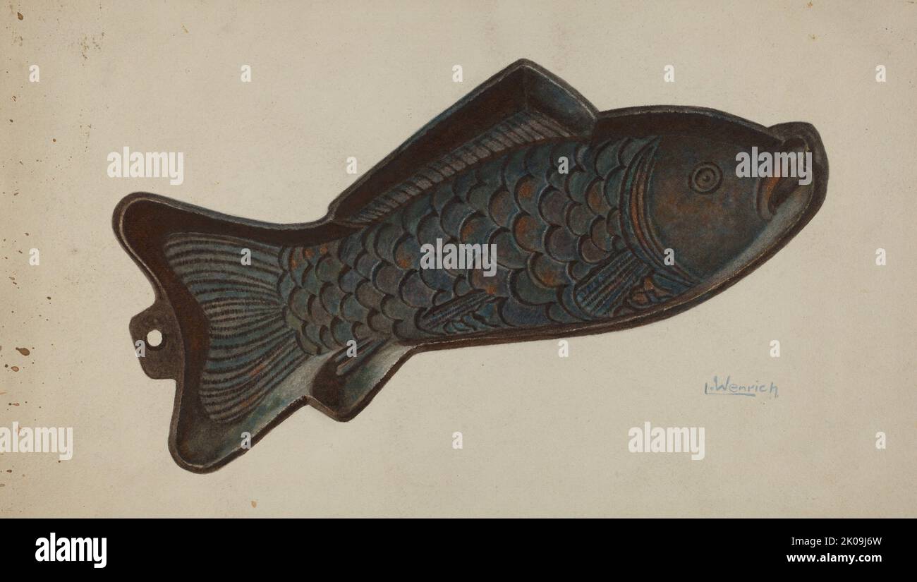 Cast Iron Baking Mold, c. 1941 Stock Photo - Alamy