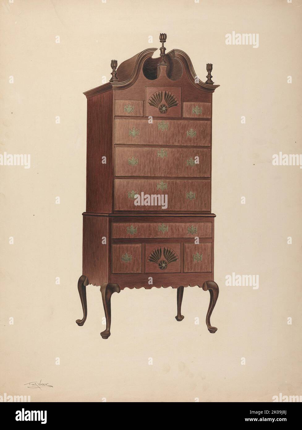 Tallboy chest of drawers hi-res stock photography and images - Alamy