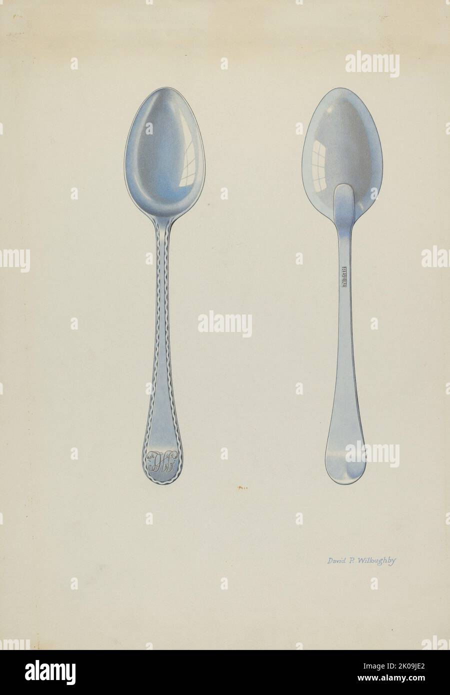 Silver tablespoon hi-res stock photography and images - Alamy