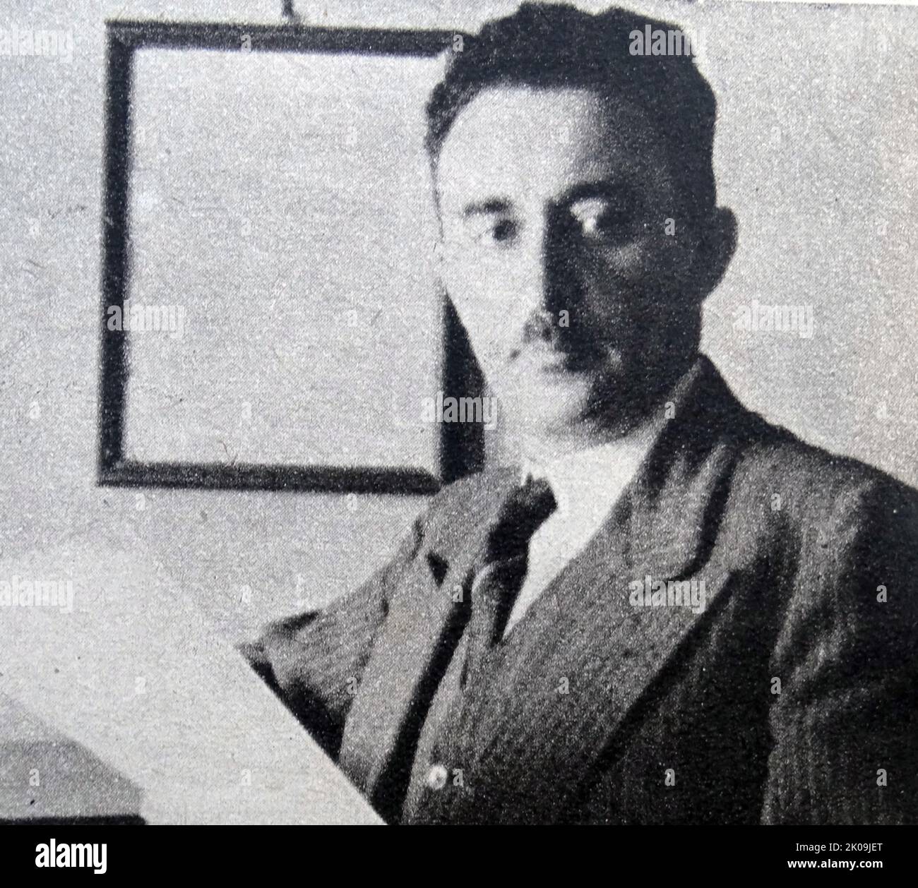 Moshe Sharett (1894 - 1965) Russian-born Israeli politician from the ...