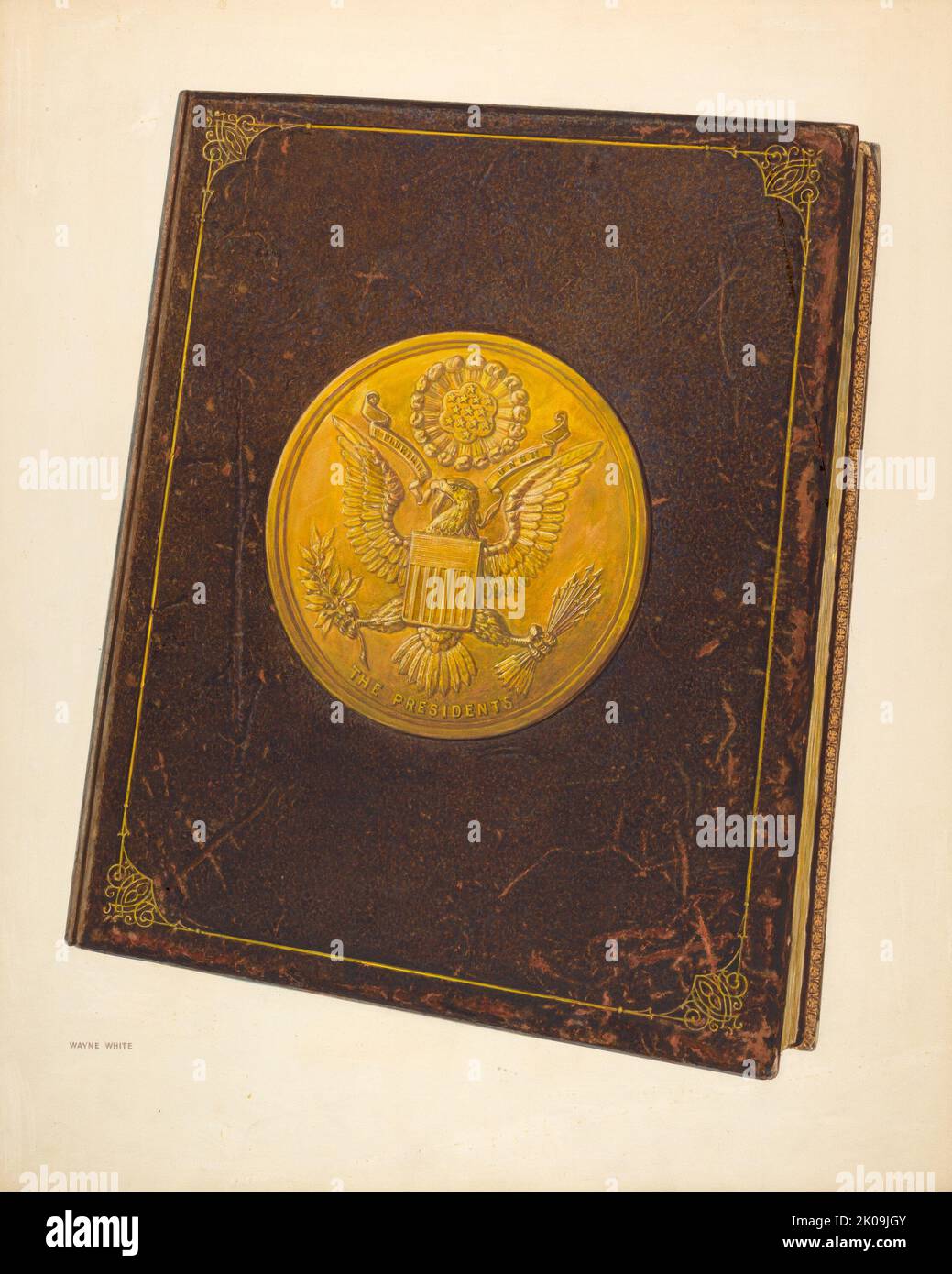 Book with U.S. Seal on Cover, c. 1941 Stock Photo - Alamy