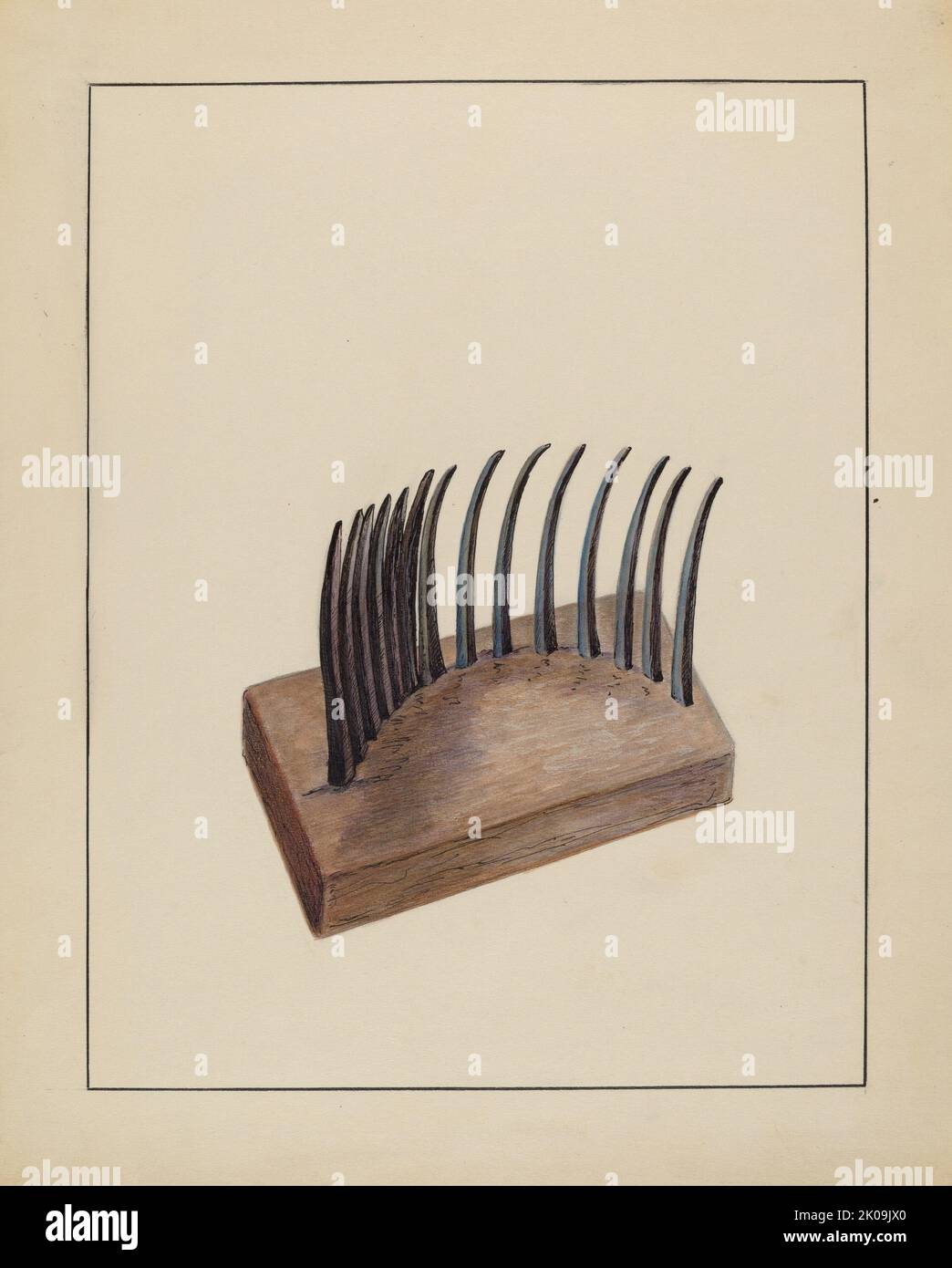 Comb (For Agricultural Use), c. 1935 Stock Photo - Alamy