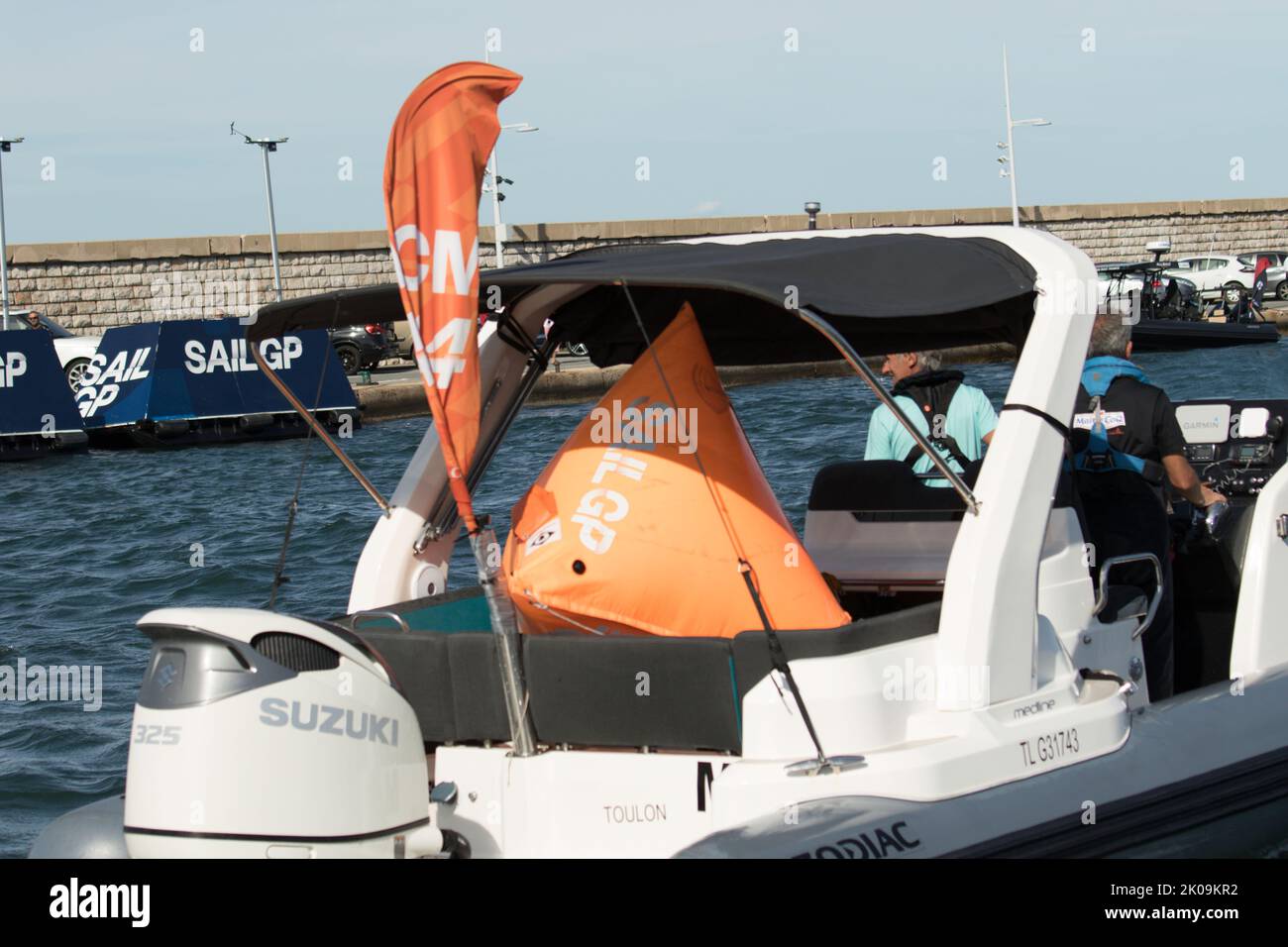 September 10th 2022 Saint-Tropez, France / Port de Saint-Tropez SAIL GP ...