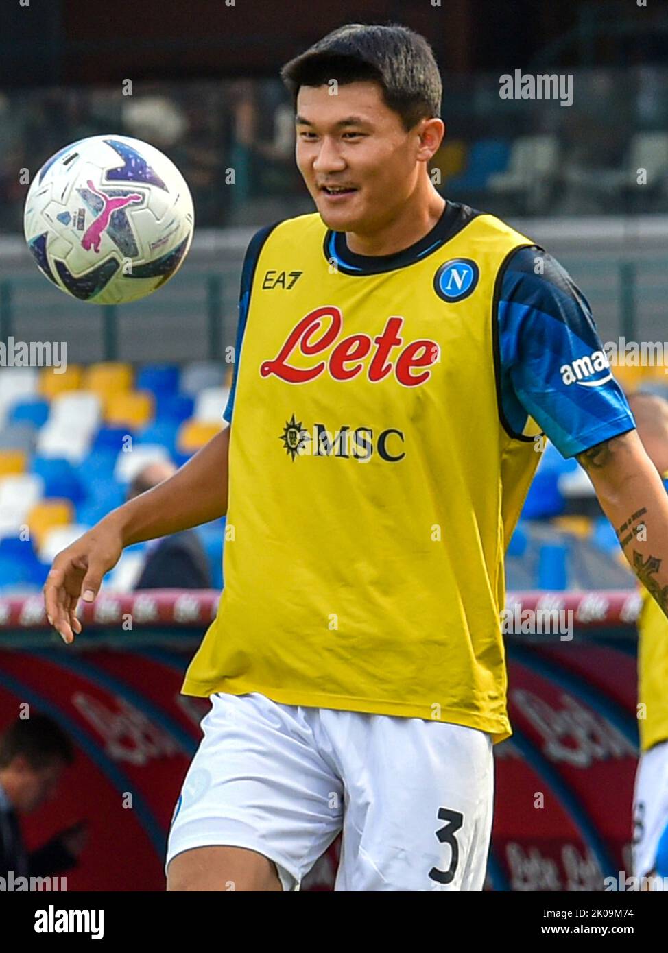 NAPLES, ITALY - SEPTEMBER 10: Min-Jae Kim of Napoli prior to the ...