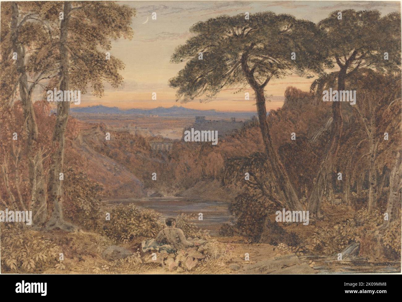 An Arcadian Landscape Stock Photo - Alamy