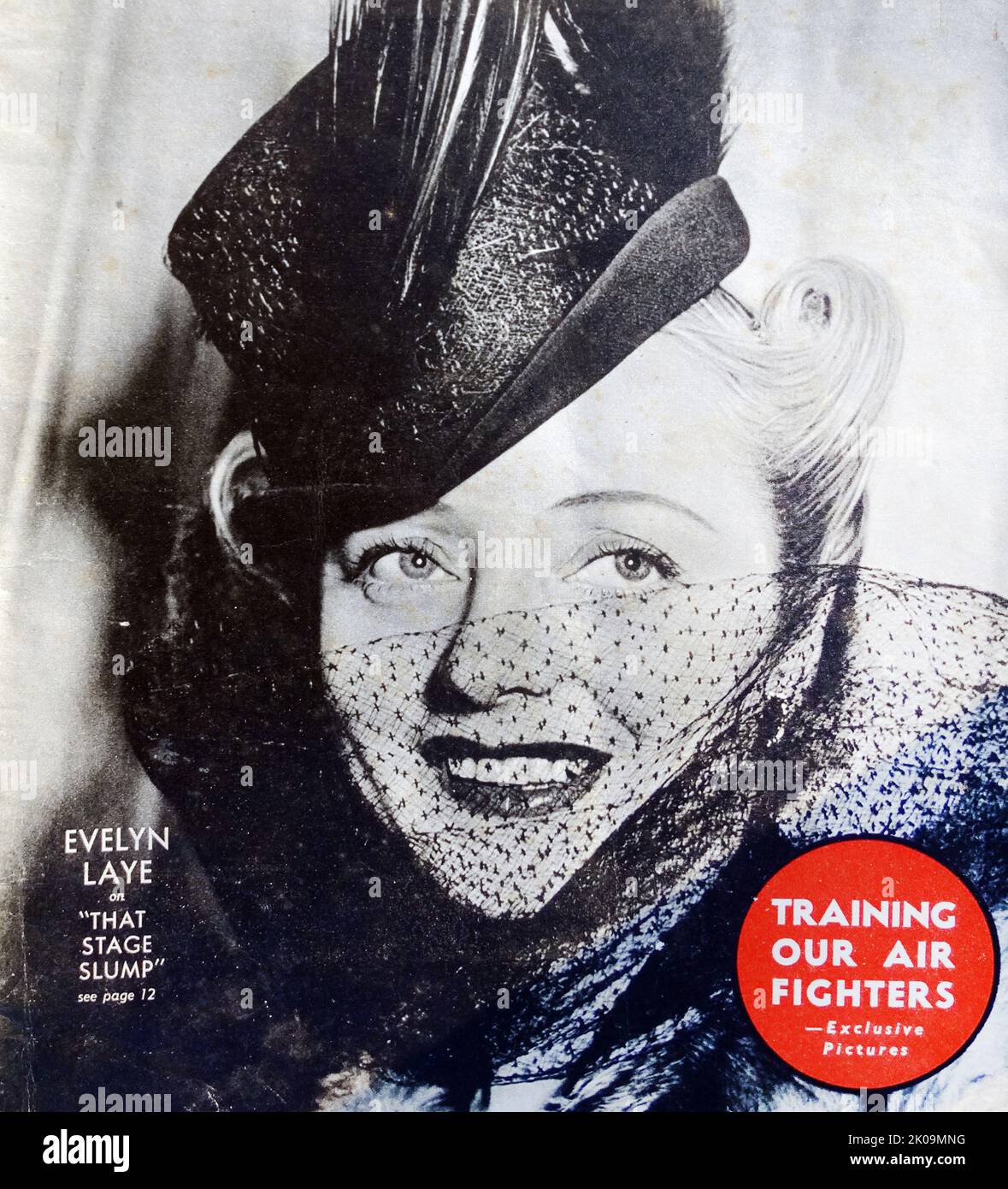 Actress Evelyn Laye on front cover of Illustrated. Evelyn Laye CBE (nee ...