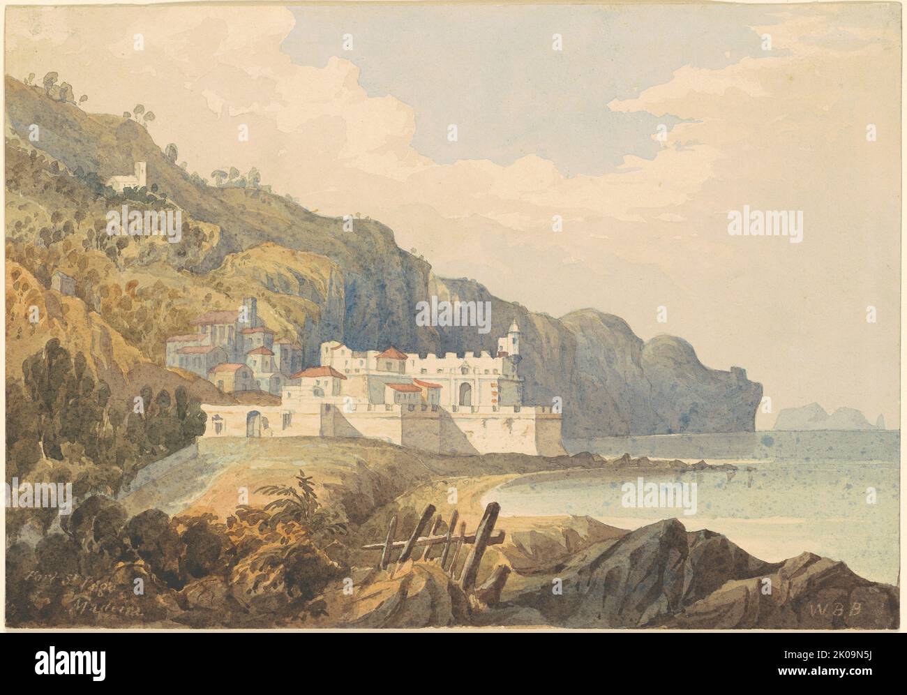 Fort St Lago, Madeira, c. 1850 Stock Photo - Alamy