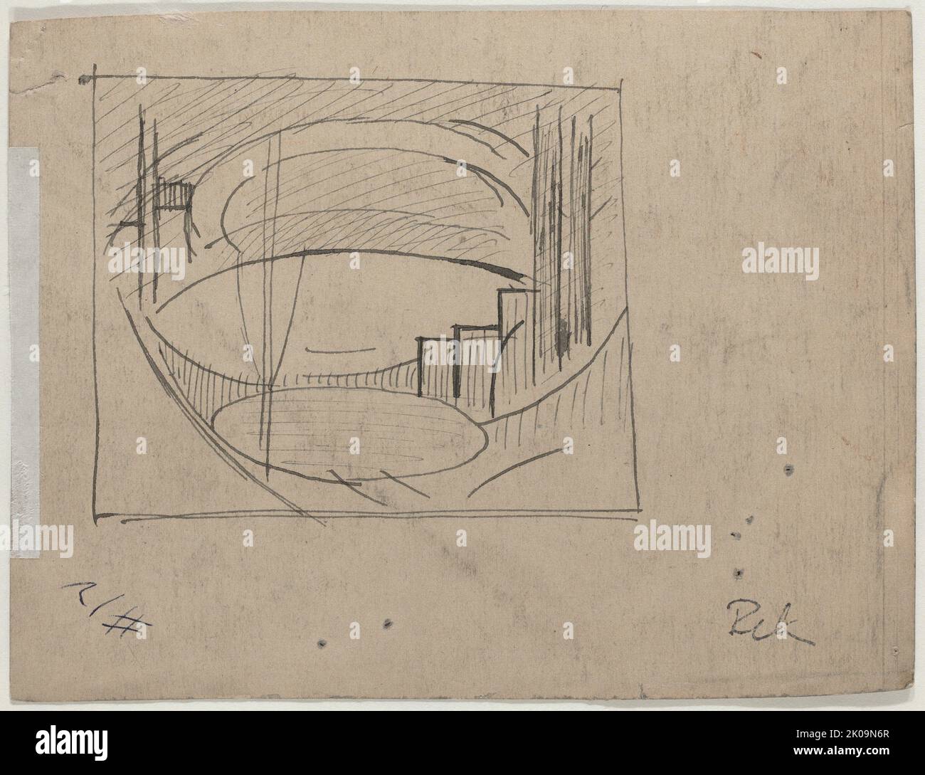 Study for "Soho" (verso), 1919 Stock Photo - Alamy