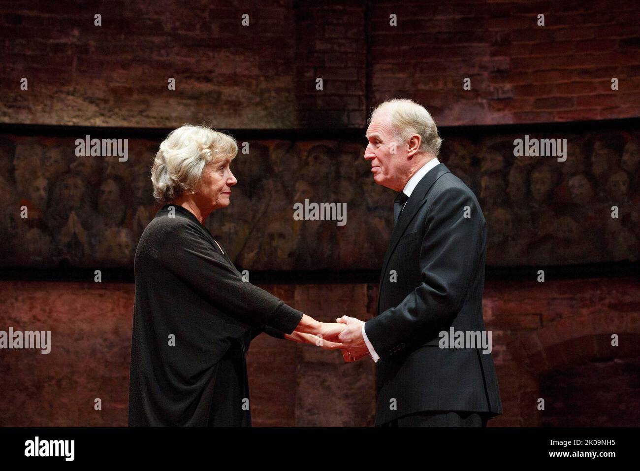 Margot Leicester (Camilla), Tim Pigott-Smith (King Charles III) in KING ...