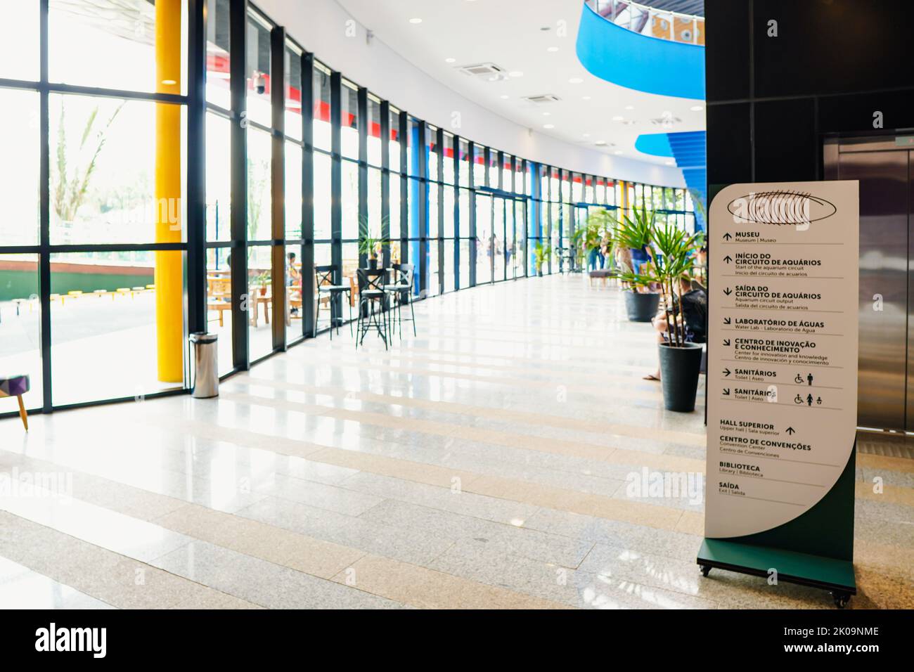 A view of the Bioparque Pantanal (Pantanal Aquarium), in Campo Grande ...