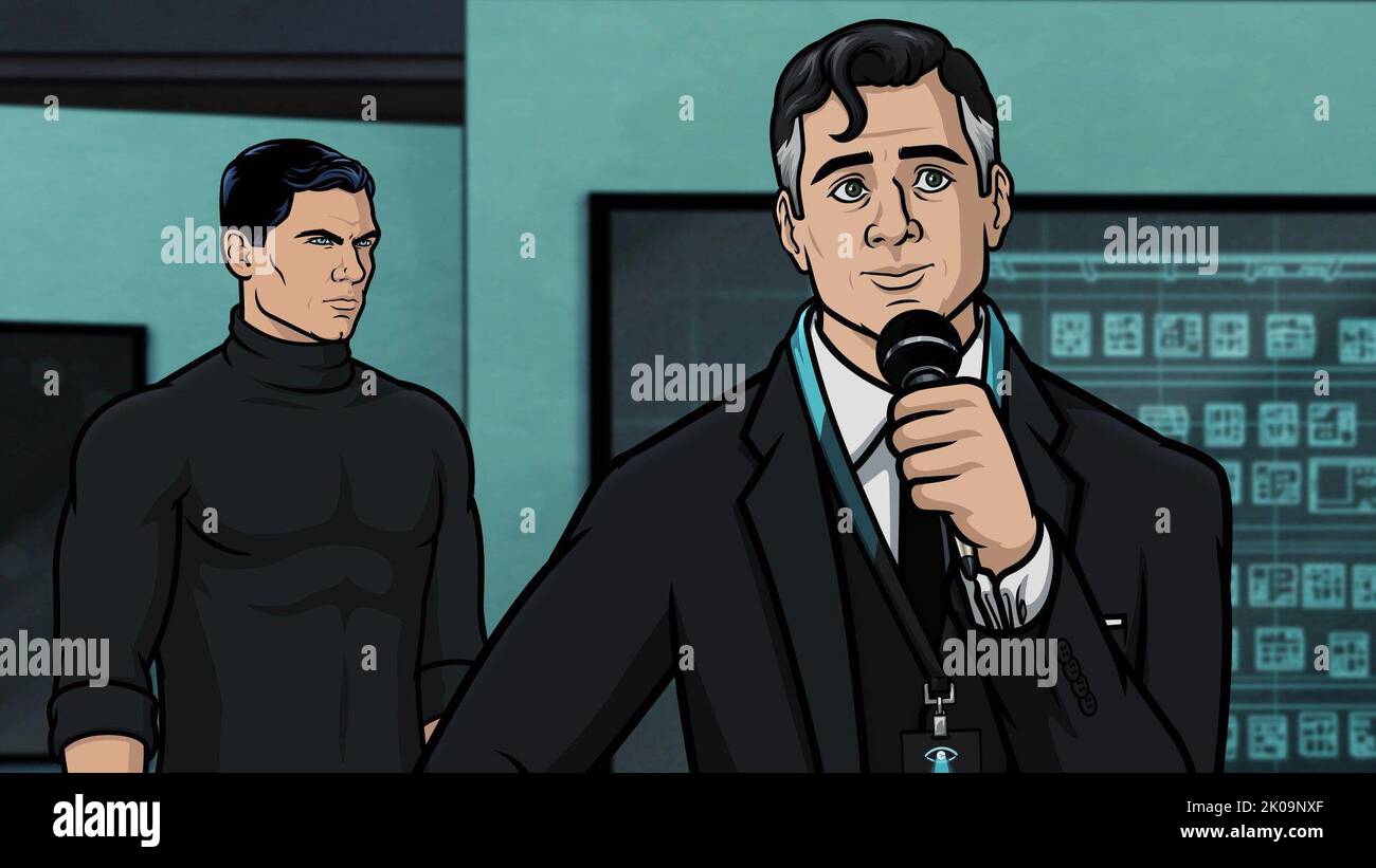 ARCHER, from left: Sterling Archer (voice: H. Jon Benjamin), Fabian ...