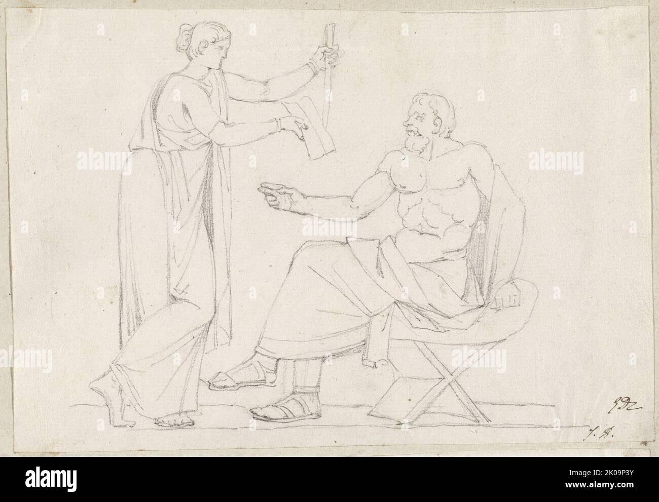 Socrates and Diotima, 1775/80 Stock Photo - Alamy