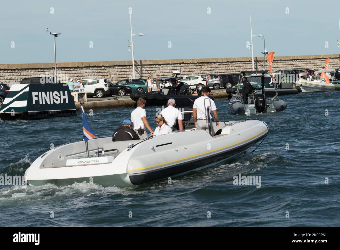 September 10th 2022 Saint-Tropez, France / Port de Saint-Tropez SAIL GP ...