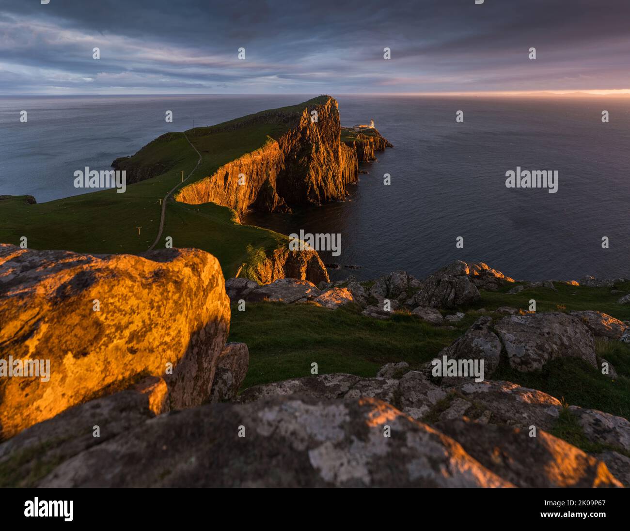 Neist Point Lighthouse, Isle of Skye, Scotland, Great Britain, Europe ...