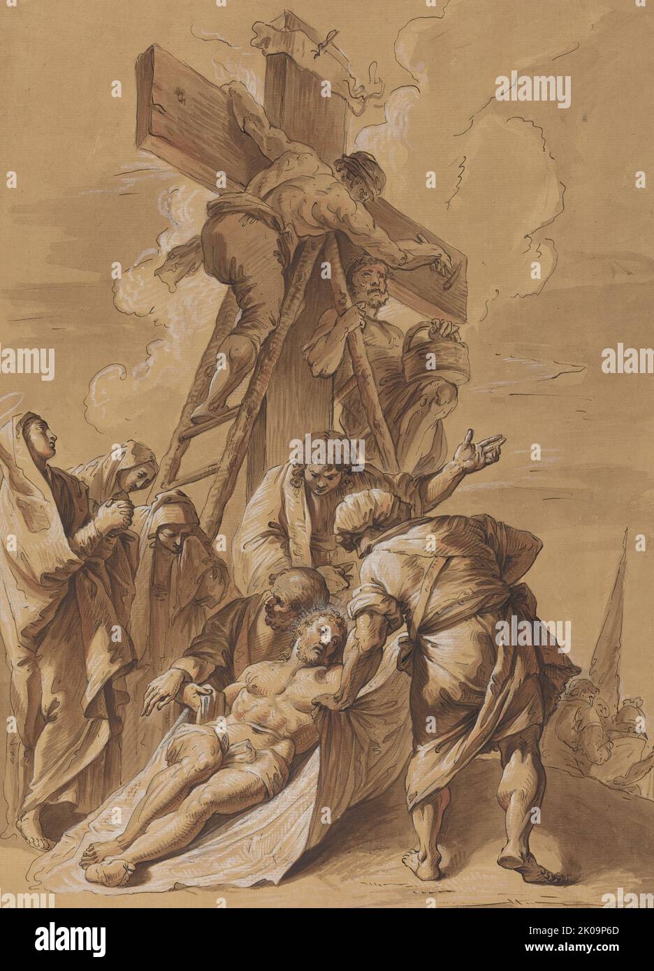 The Deposition, 18th century Stock Photo - Alamy