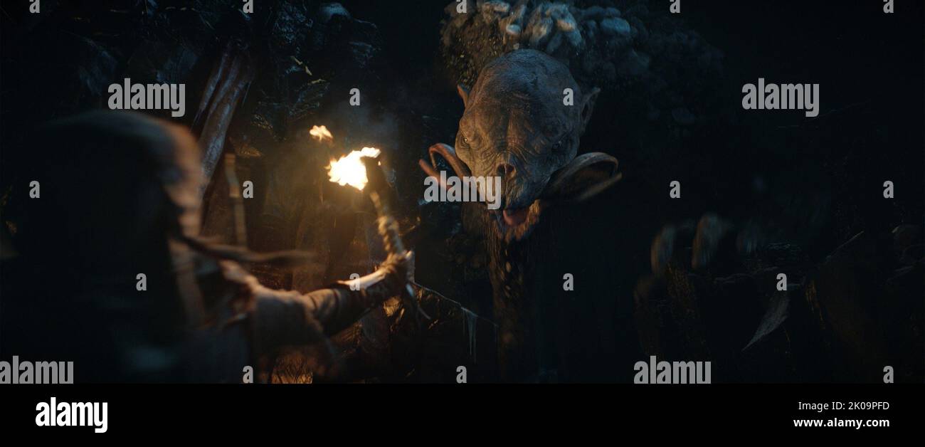 THE LORD OF THE RINGS: THE RINGS OF POWER, snow troll, (Season 1 ...