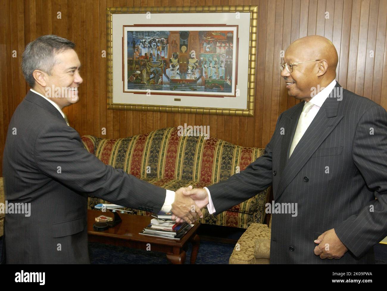 Secretary Alphonso Jackson with Guam Governor Felix Camacho - Secretary ...