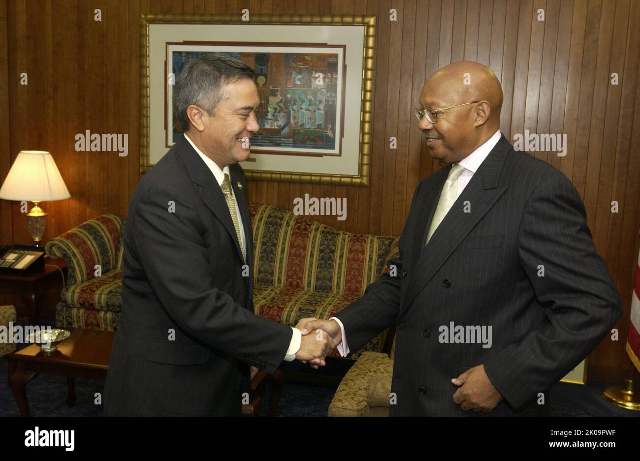 Secretary Alphonso Jackson with Guam Governor Felix Camacho - Secretary ...