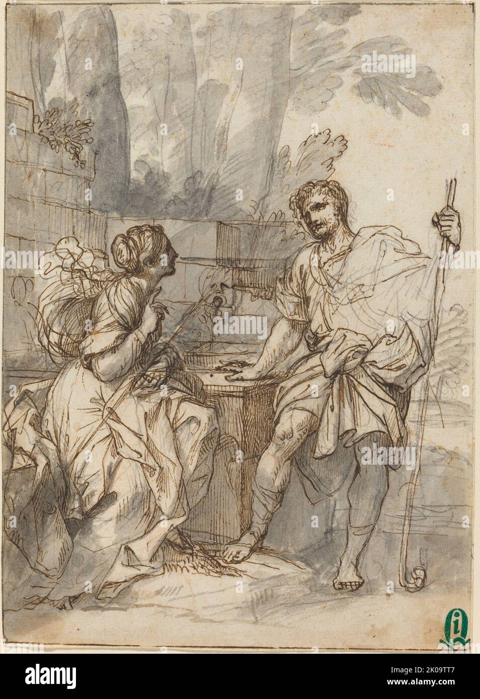 Pastoral scene sketch hi-res stock photography and images - Alamy