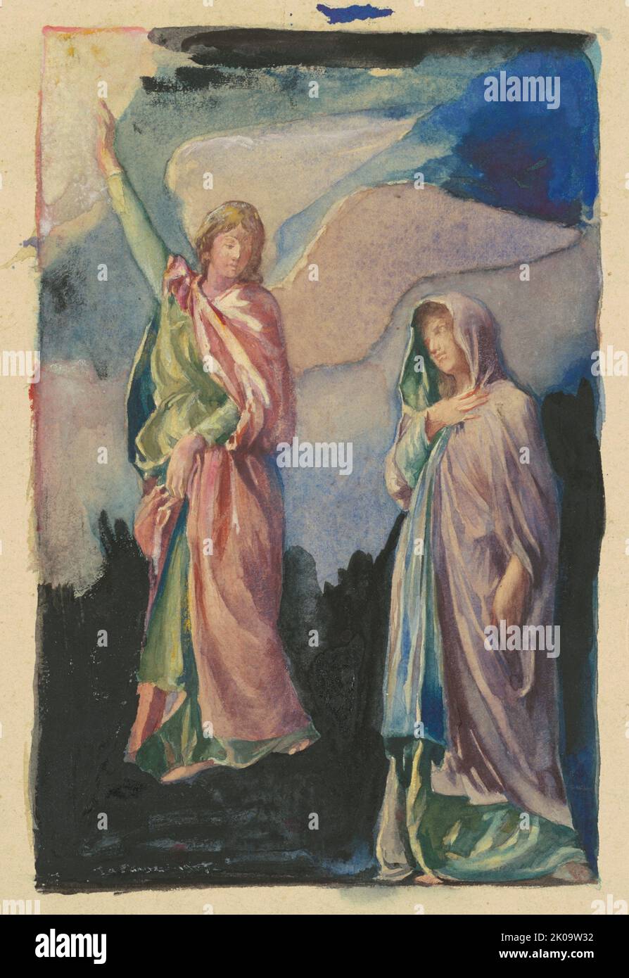 Study for "Faith" and "Hope", c. 1890 Stock Photo - Alamy