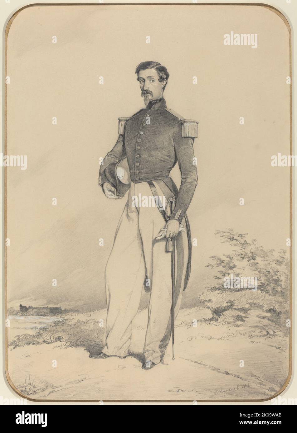 French Officer, 1852 Stock Photo - Alamy