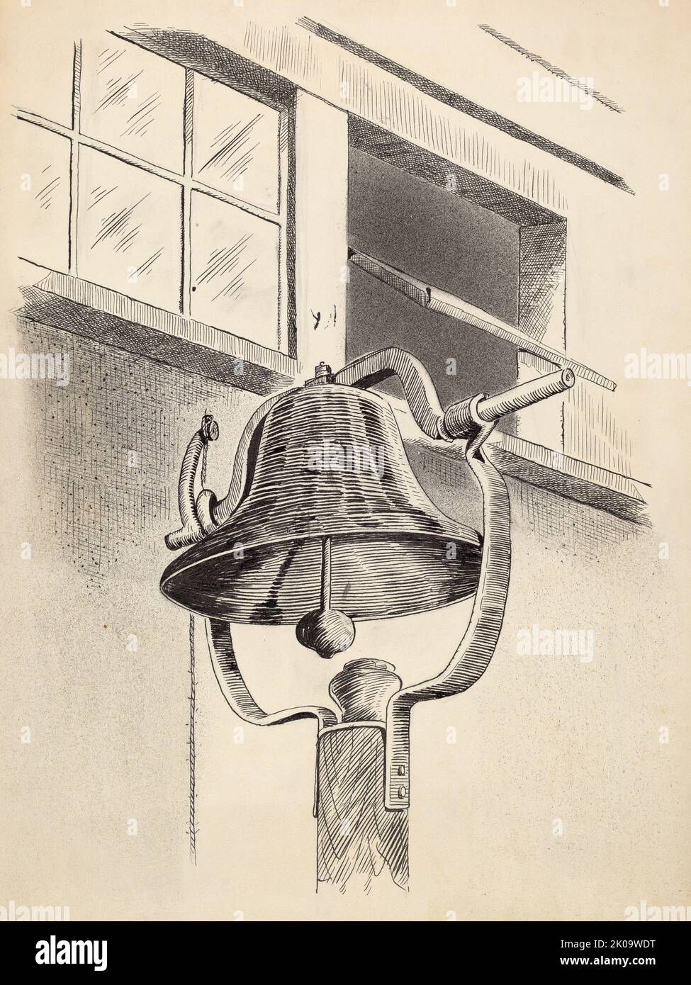 Cast Iron Bell, c. 1936 Stock Photo - Alamy