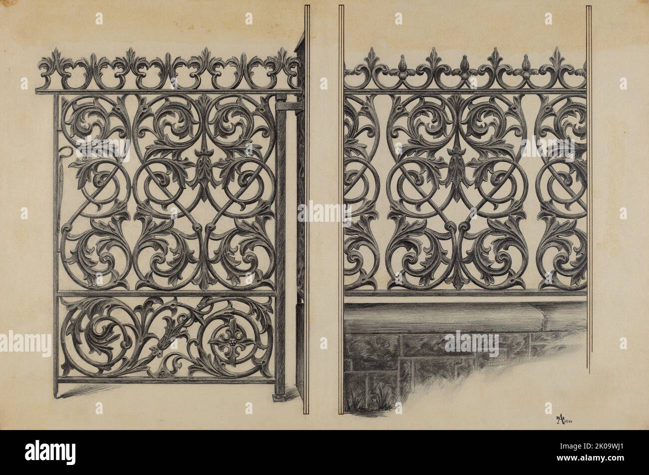 Iron Gate, 1938 Stock Photo - Alamy