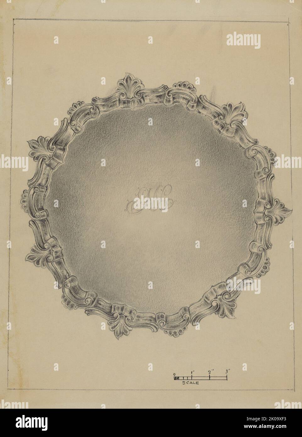 Silver salver hi-res stock photography and images - Alamy