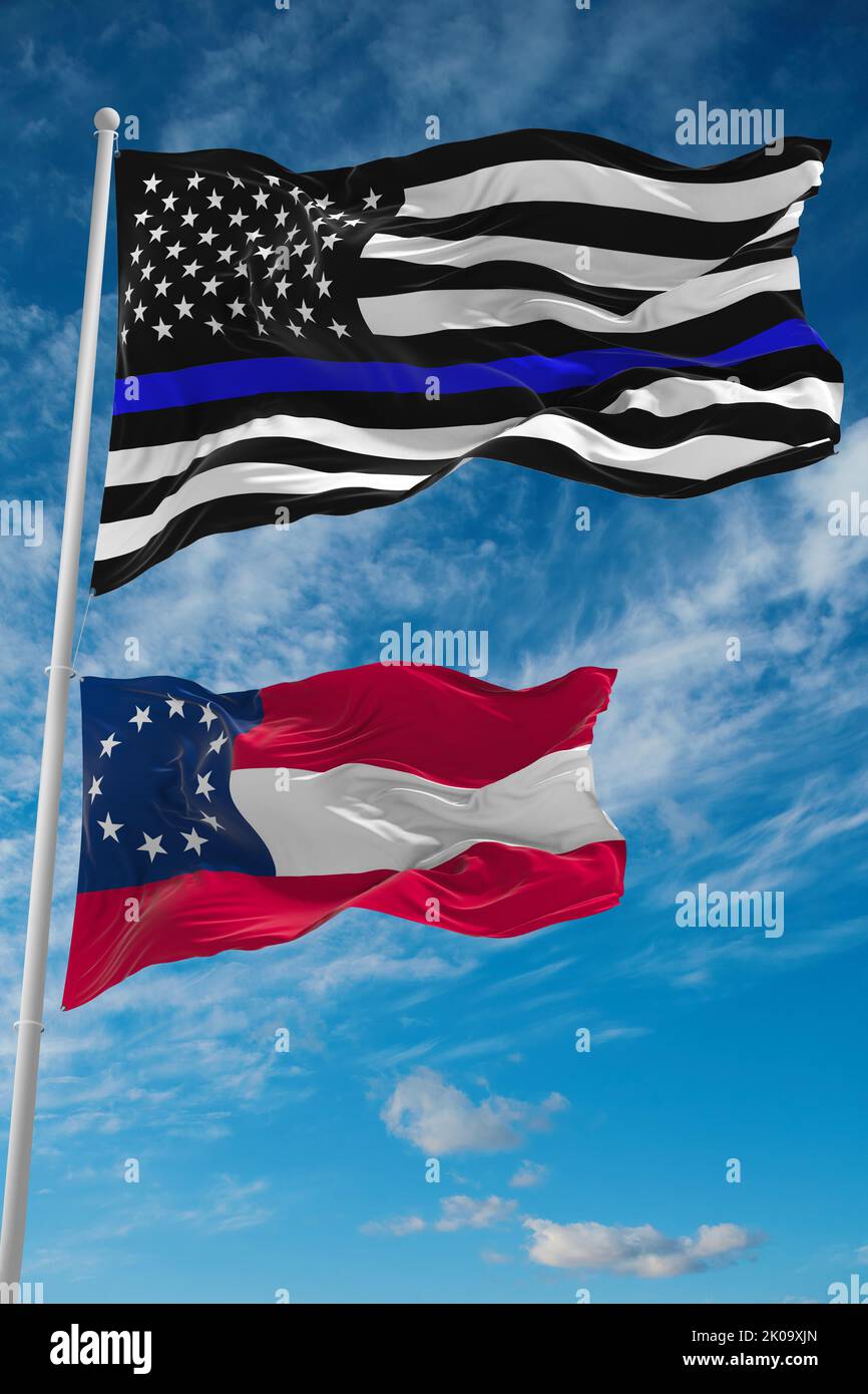 Confederate flag black background hi-res stock photography and images ...