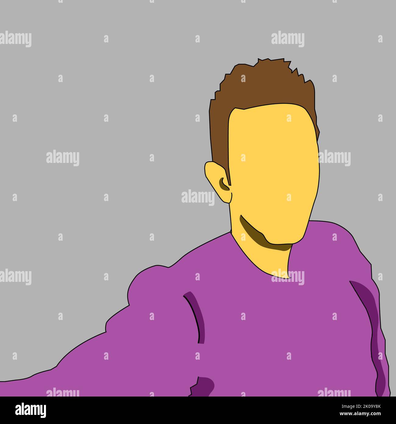 A man taking selfie, suitable with any background, faceless guy, a guy ...