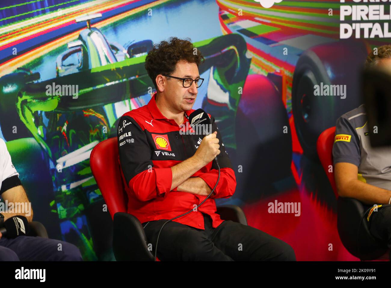 Mattia Binotto (ITA) - Scuderia Ferrari Team Principal during FIA Team ...