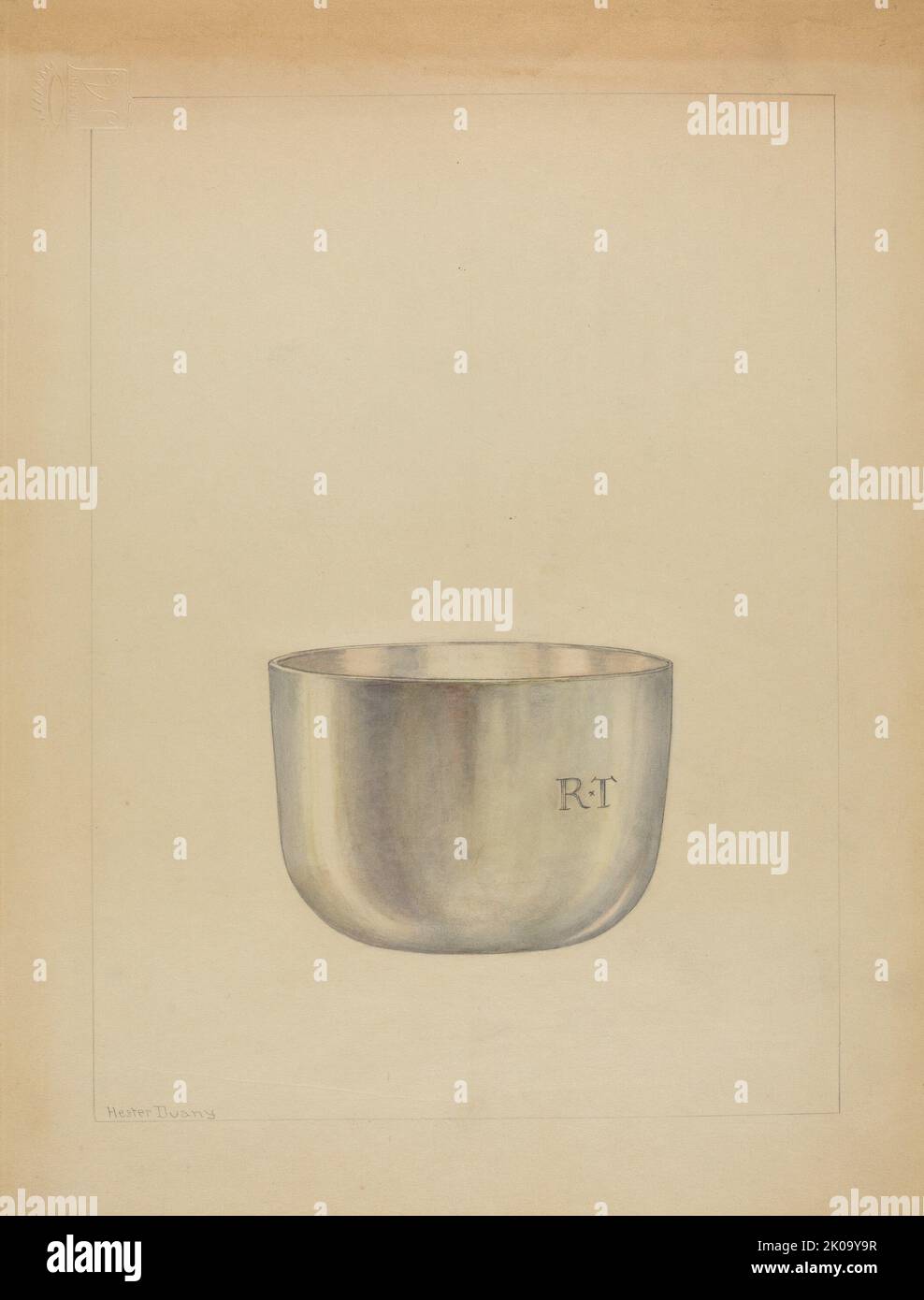 Silver Bowl, c. 1937 Stock Photo - Alamy