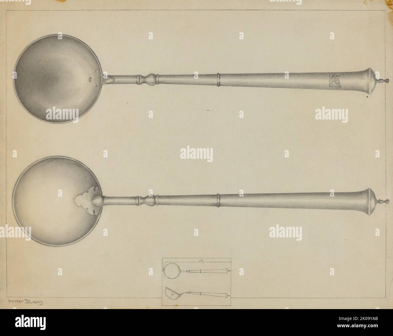 Silver Ladle, c. 1937 Stock Photo - Alamy