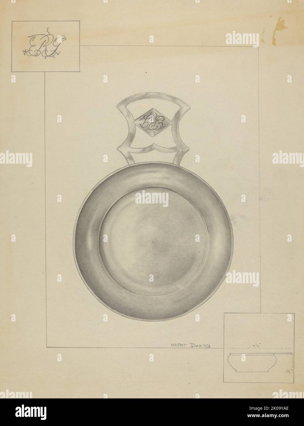 Silver porringer hi-res stock photography and images - Alamy